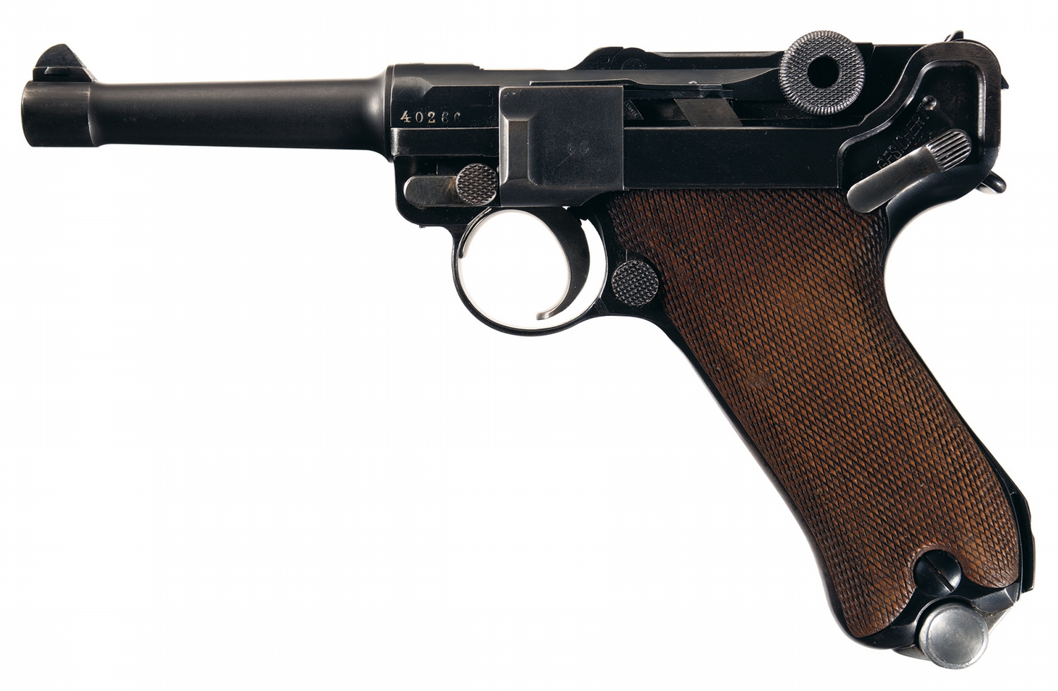 Unique DWM 1920 Reichswehr Marked Police Luger Pistol with Holster