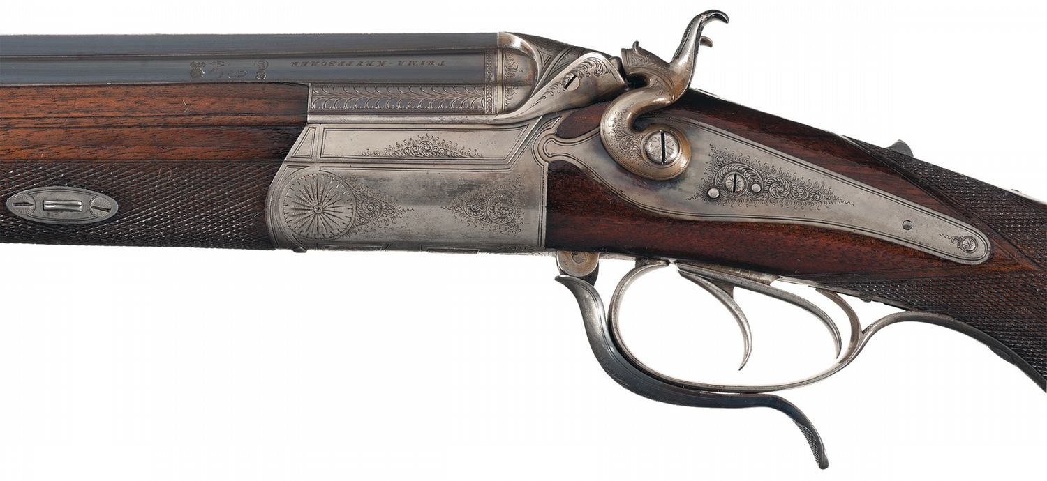 Engraved Ad Bieber Kronach, Germany Shotgun Rifle Combination Over ...