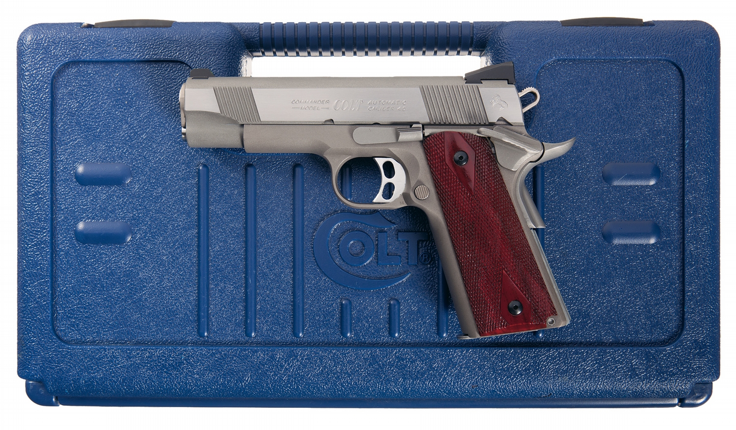 Colt Lightweight Commander Semi-Automatic Pistol with Case