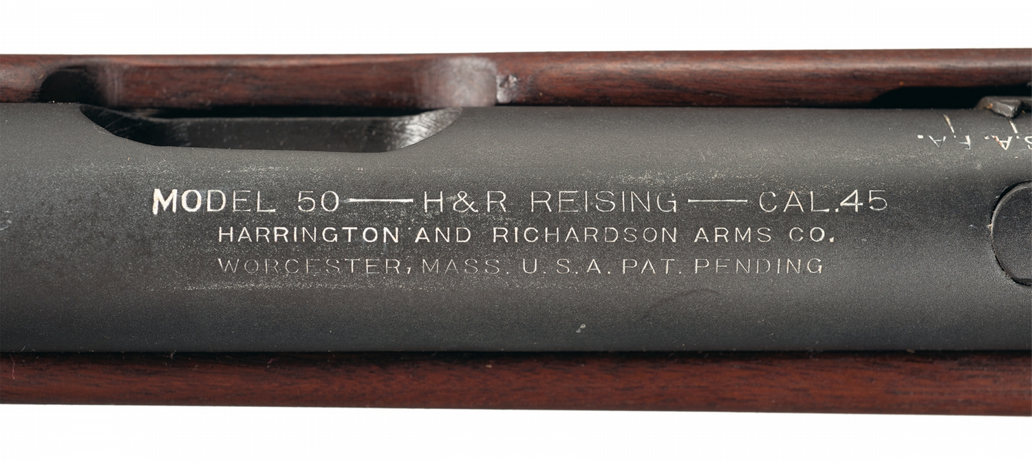 Outstanding Original Harrington & Richardson "Reising" Model 50 ...