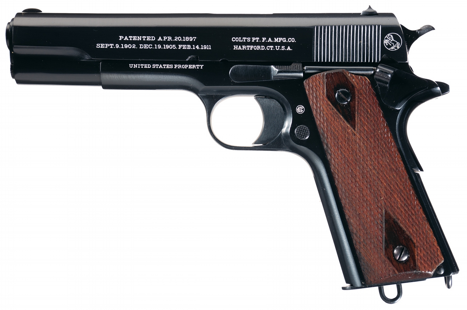 Scarce Colt First Year Production Navy Model 1911 Semi-Automatic Pistol