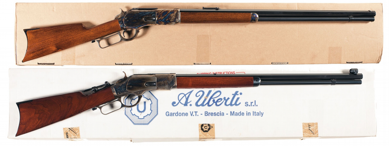 Two Winchester Replica Lever Action Rifles -A) Chaparral Repeating Arms ...