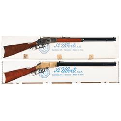Two Uberti Lever Action Rifles -A) Uberti Model 1873 Lever Action Rifle ...
