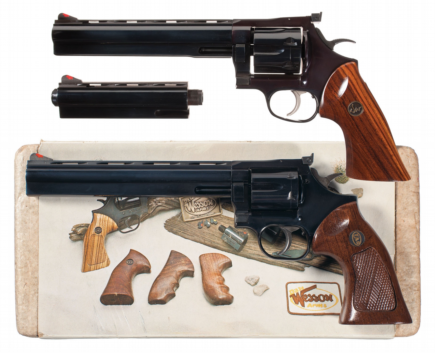 Two Dan Wesson Model 15 Double Action Revolvers -A) Dan Wesson Model 15 ... Two Dan Wesson Model 15 Double Action Revolvers -A) Dan Wesson Model 15 ...