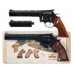 Two Dan Wesson Model 15 Double Action Revolvers -A) Dan Wesson Model 15 ...
