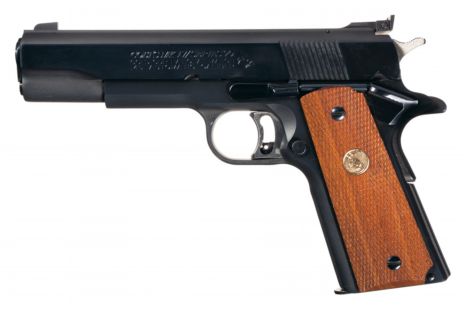 Excellent Colt Mark IV Series 70 Gold Cup National Match Semi-Automatic ...