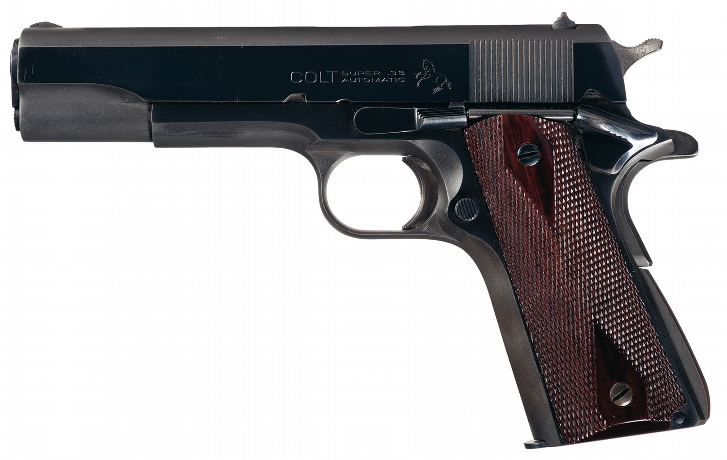 Excellent Colt Super 38 Government Model Semi-Automatic Pistol
