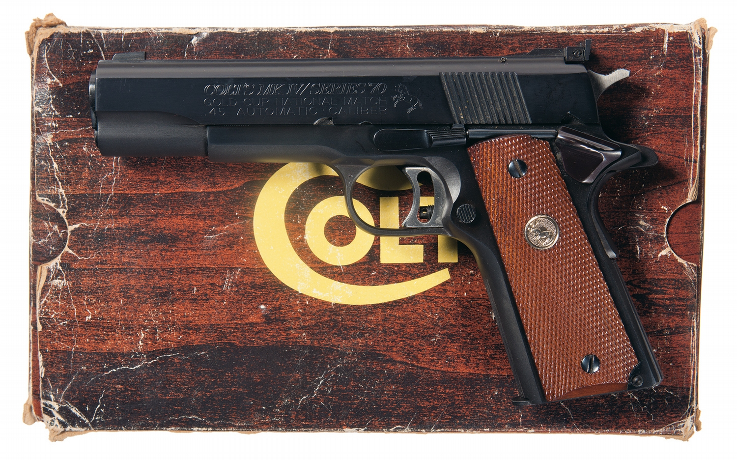 Colt Mark IV Series 70 Gold Cup National Match Semi-Automatic Pistol ...