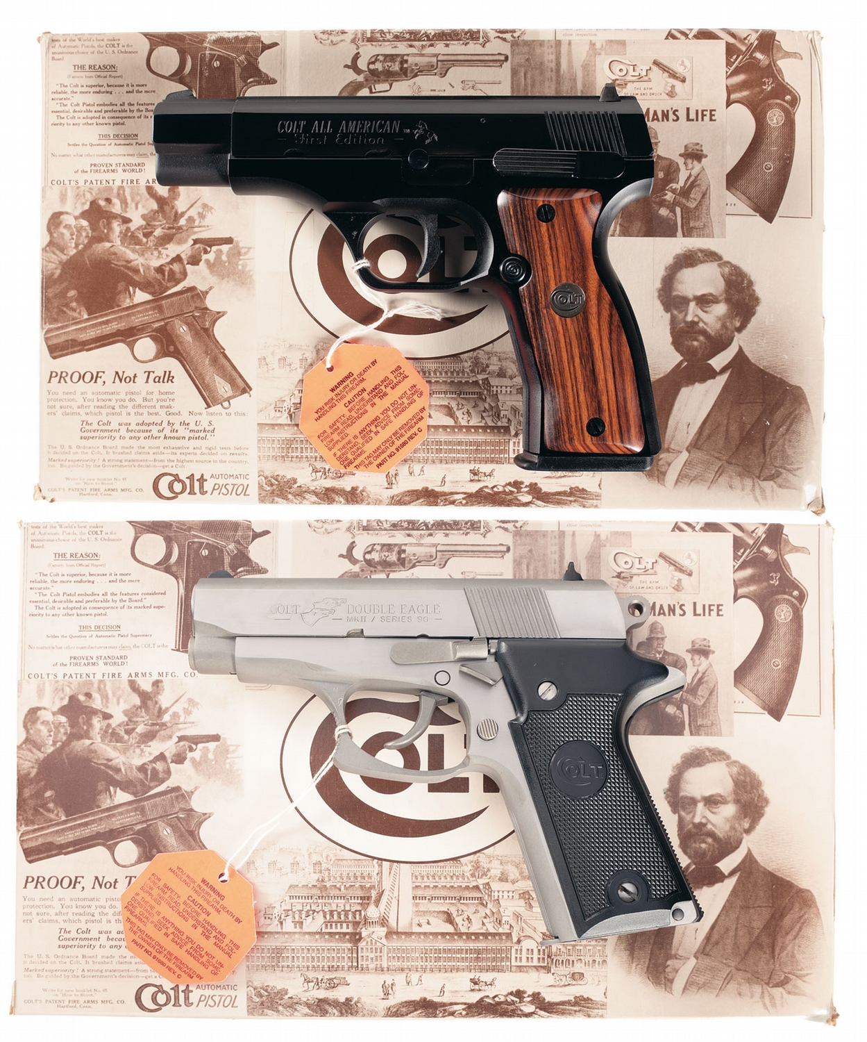 Two Cased Modern Colt Semi-Automatic Pistols -A) Colt Model 2000 All ...