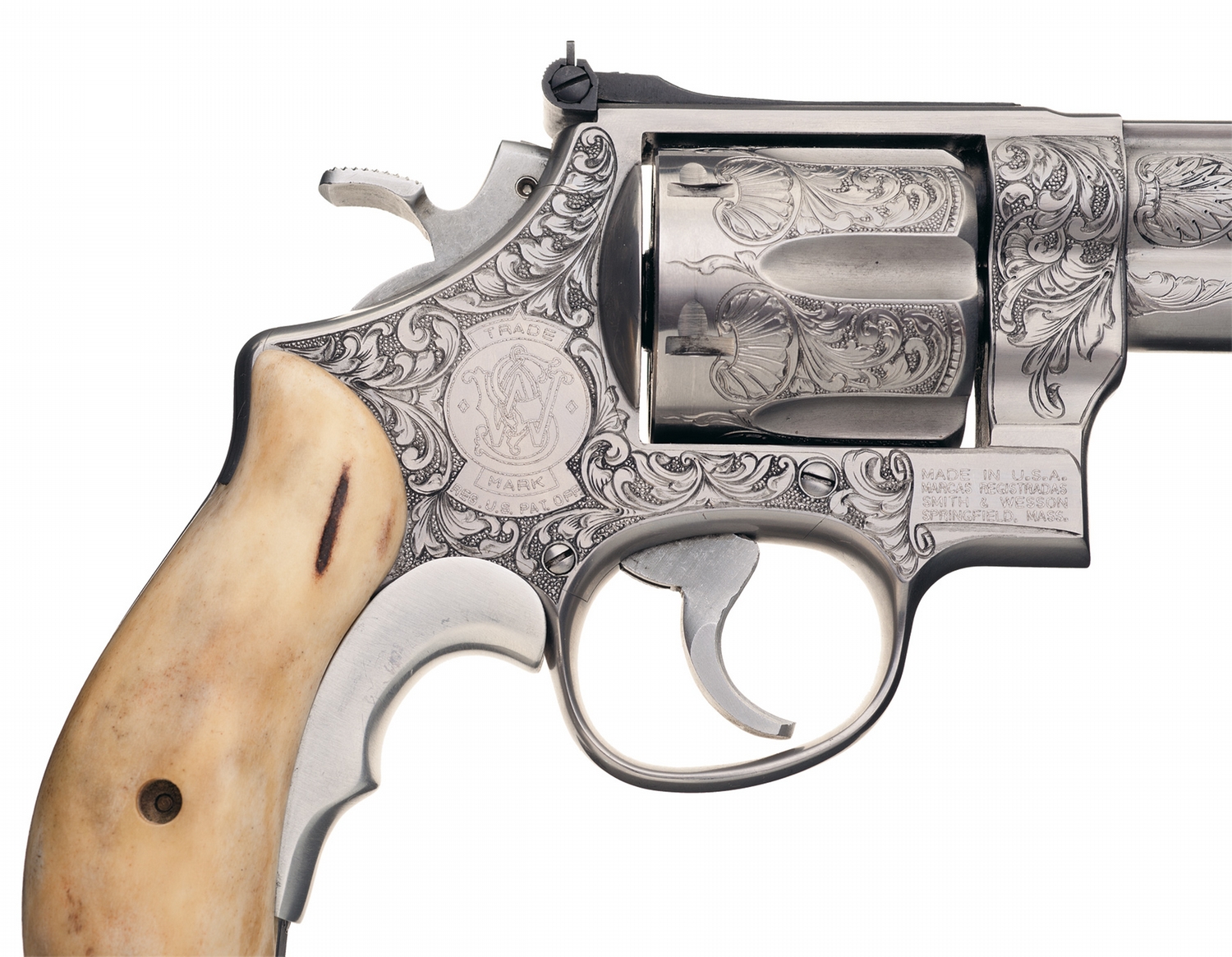 Engraved Smith & Wesson Model 629-3 Classic DX Double Action Revolver ...