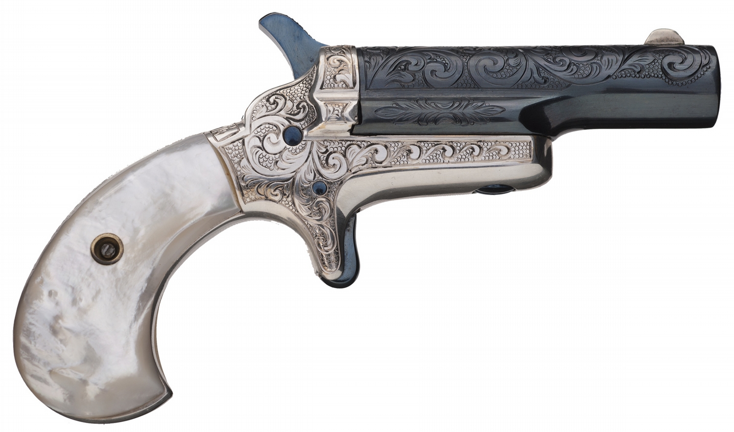 Custom Engraved Colt Third Model (Thuer) .41 Caliber Derringer with ...