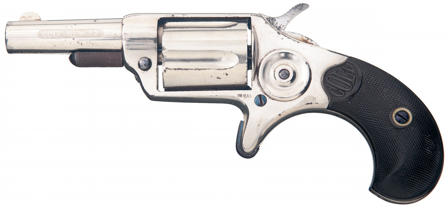 Colt New Line 32 Caliber Etched Panel Revolver
