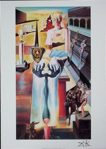 After Dali INVISIBLE MAN Ltd Ed Surreal Art Print