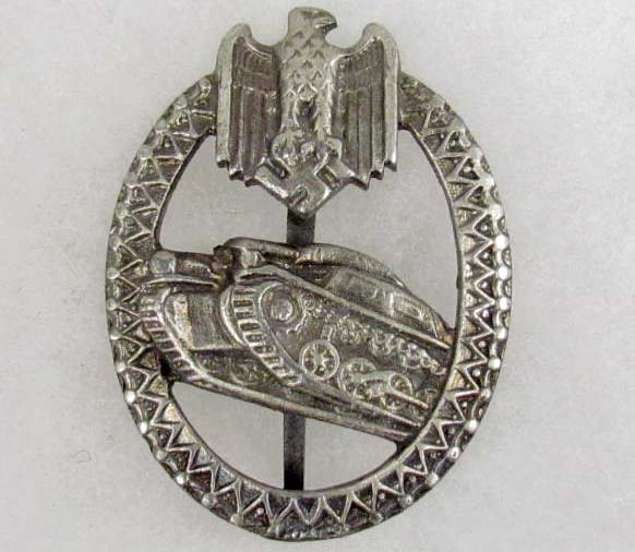 GERMAN NAZI TANK BADGE