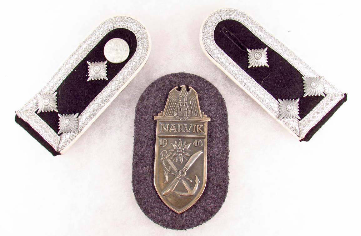 GERMAN NAZI LUFTWAFFE NARVIK SLEEVE SHIELD