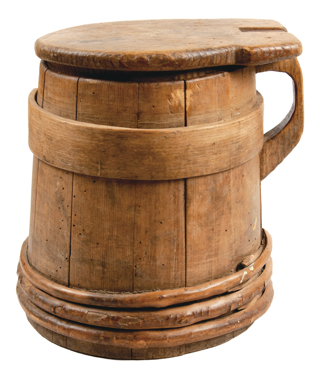 Handmade Staved Wooden Tankard