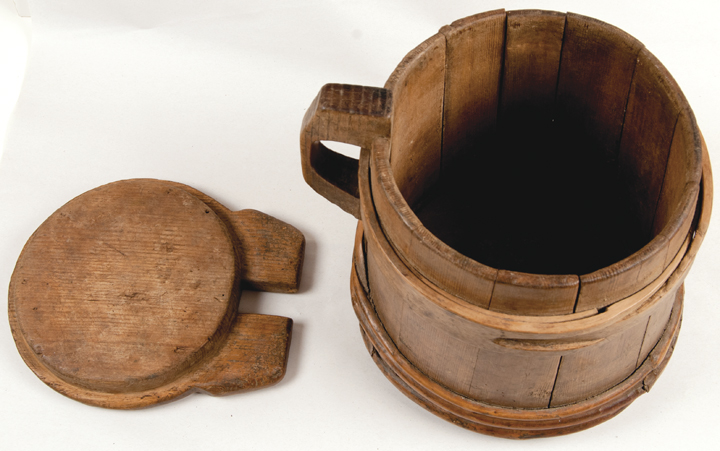 Handmade Staved Wooden Tankard