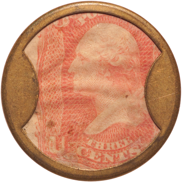 Encased Postage Stamps, 3¢, Ayers Cathartic