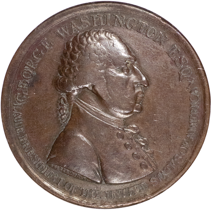 1799 George Washington Westwood Medal NGC EF-40