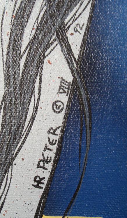 Henri Peter Original Mixed Media Native American Art