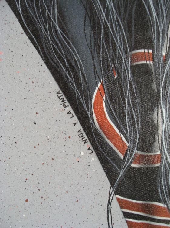 Henri Peter Original Mixed Media Native American Art