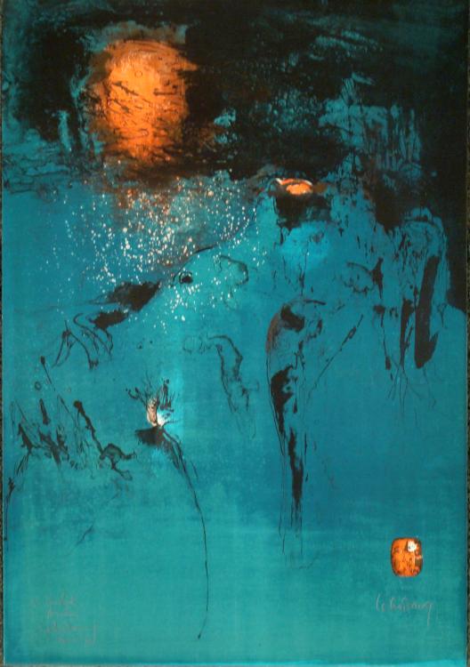 Hoi Lebadang Signed & Dedicated Art Print 1974