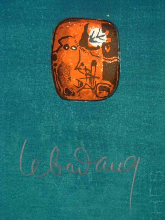 Hoi Lebadang Signed & Dedicated Art Print 1974