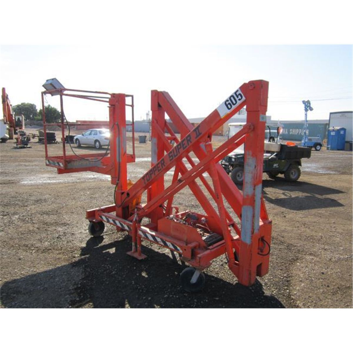 Topper Super II Electric Scissor Basket Lift