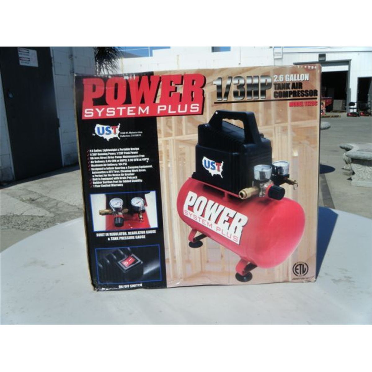 Power System Plus 1/3 Hp Air Compressor