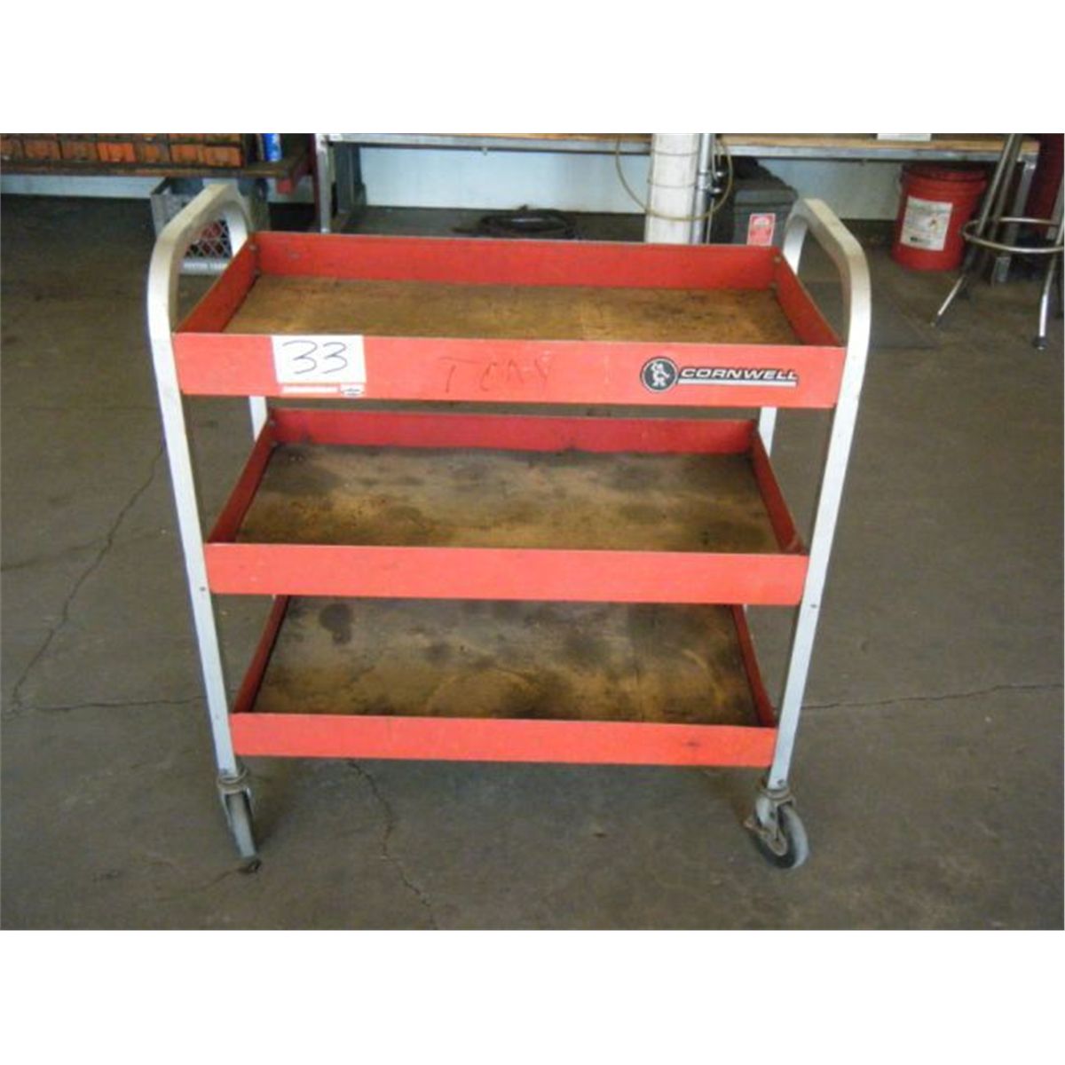 Cornwell Parts Cart w/ Casters