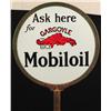 Mobil Gargoyle Mobiloil Lollipop Sign