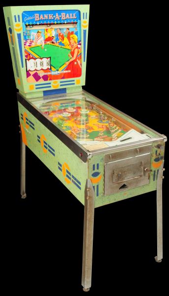 1965 Gottlieb Bank-A-Ball Pinball Machine