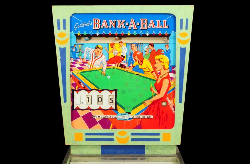 1965 Gottlieb Bank-A-Ball Pinball Machine