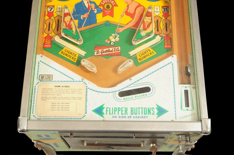 1965 Gottlieb Bank-A-Ball Pinball Machine