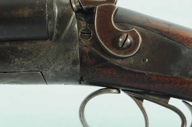1880s Double Barrel Under Lever Coach Gun