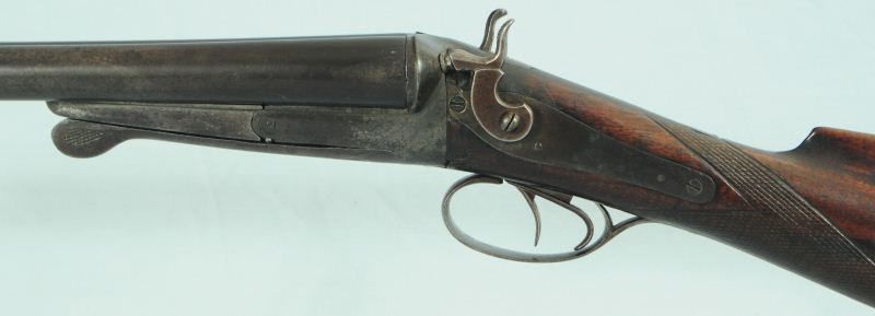 1880s Double Barrel Under Lever Coach Gun