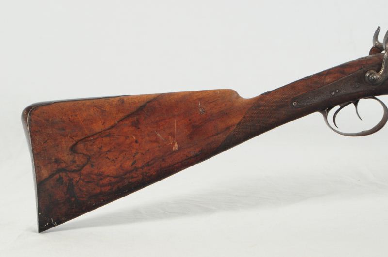 JA Rowntree Double Barrel Percussion Coach Shotgun