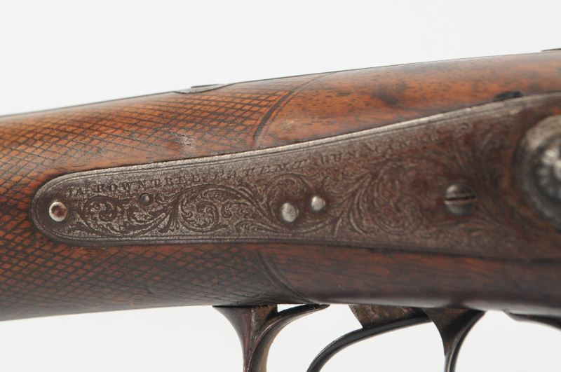 JA Rowntree Double Barrel Percussion Coach Shotgun