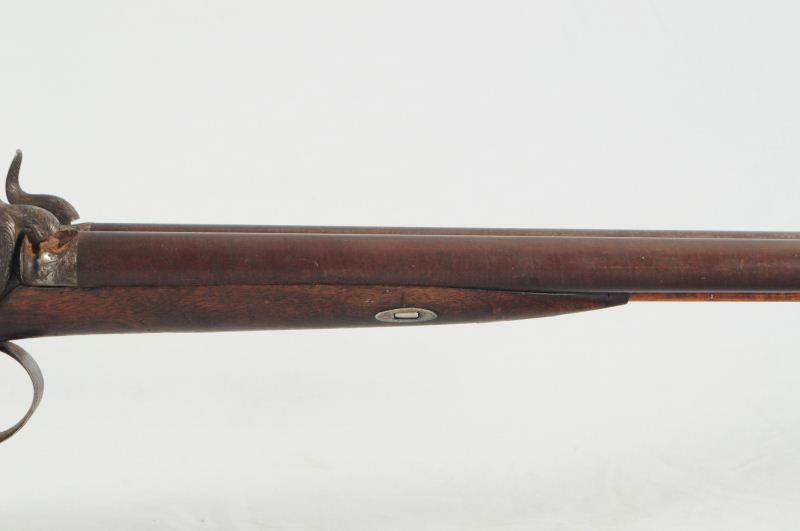 JA Rowntree Double Barrel Percussion Coach Shotgun