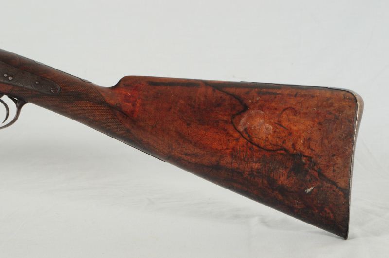 JA Rowntree Double Barrel Percussion Coach Shotgun