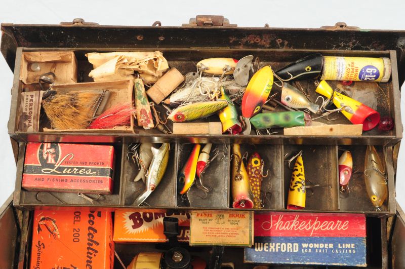 Kennedy Tackle Box Full of Fishing Lures
