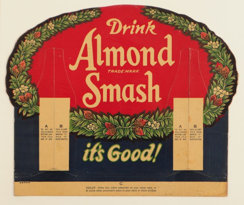 Antique "Sunkist" and "Almond Smash" Advertising