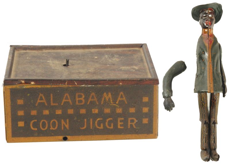 Strauss Alabama Coon Jigger Tin Toy