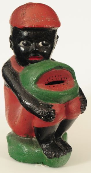 Sambo Fishing Lure, Black Americana Bank & Plate