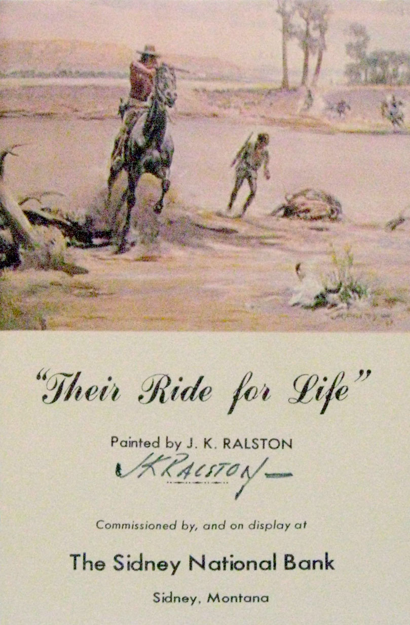 Their Ride for Life, illustrated pamphlet signed by artist J. K ...