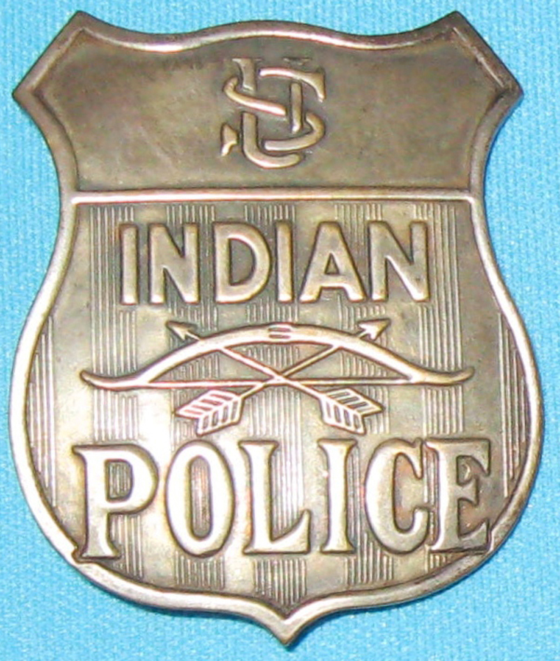Rare Indian Police Badge ca. 1880-1895,