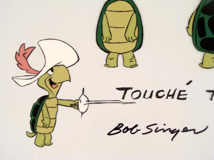 Touche Turtle Original Animation Model Cel Signed 1961