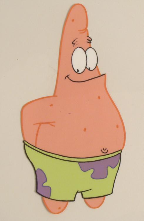 In Patrick Pants Original SpongeBob Cel Art Production