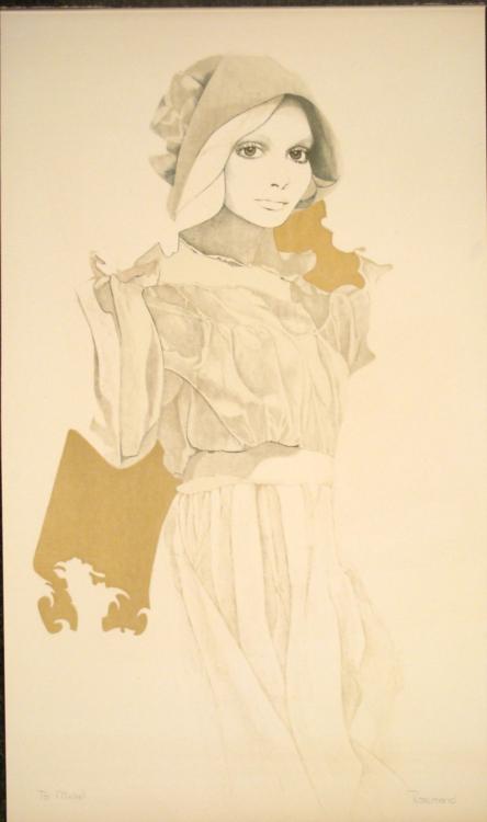 Lithograph Art Print Signed Christine Rosamond