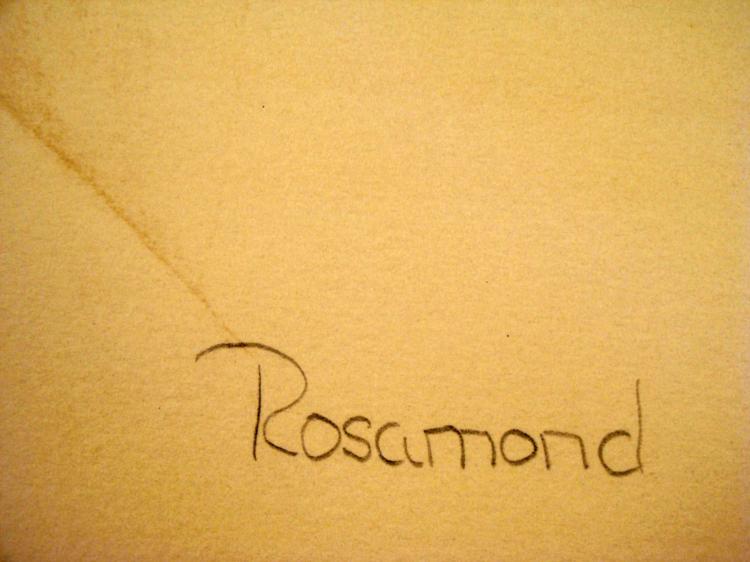 Lithograph Art Print Signed Christine Rosamond